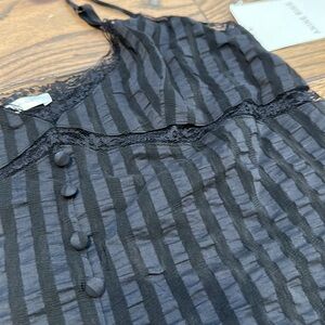 Anine Bing | Tops | Nwt Anine Bing Silk And Lace Boudoir Camisole Top ...